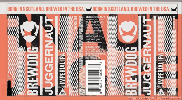The Daily Growler » Brewdog Juggernaut Imperial IPA